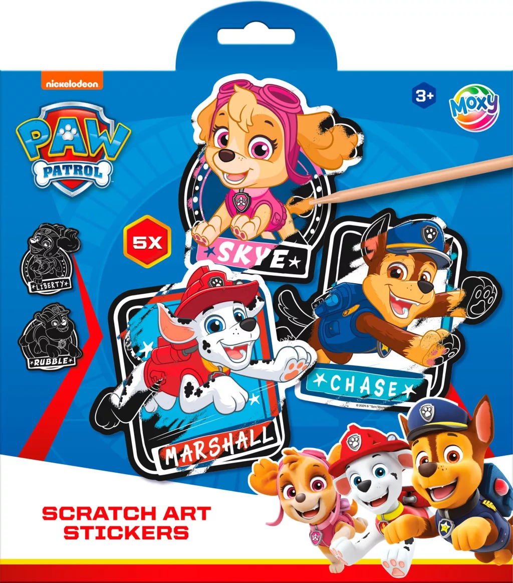 Mancs Őrjárat Team scratch képkarcoló matricák - Javoli Disney Online